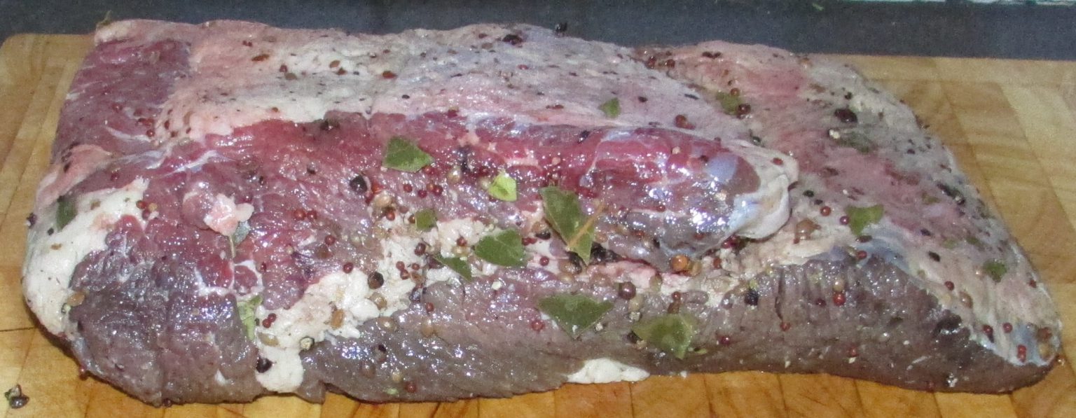 Dry-cured corned beef – 20 Days on | Local Food Heroes
